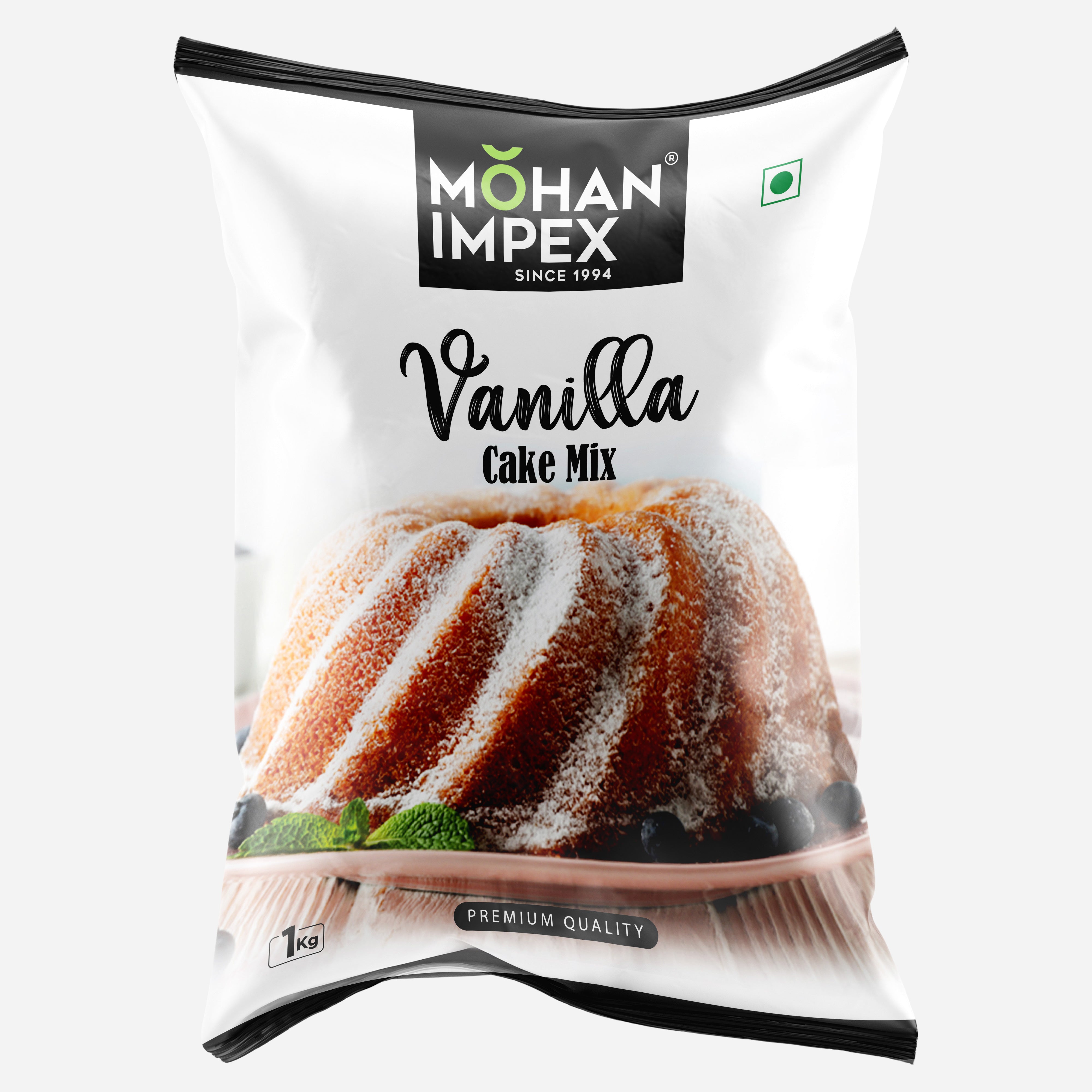 Mohan Impex Eggless Pure Vanilla Cake Mix Powder 1 Kg